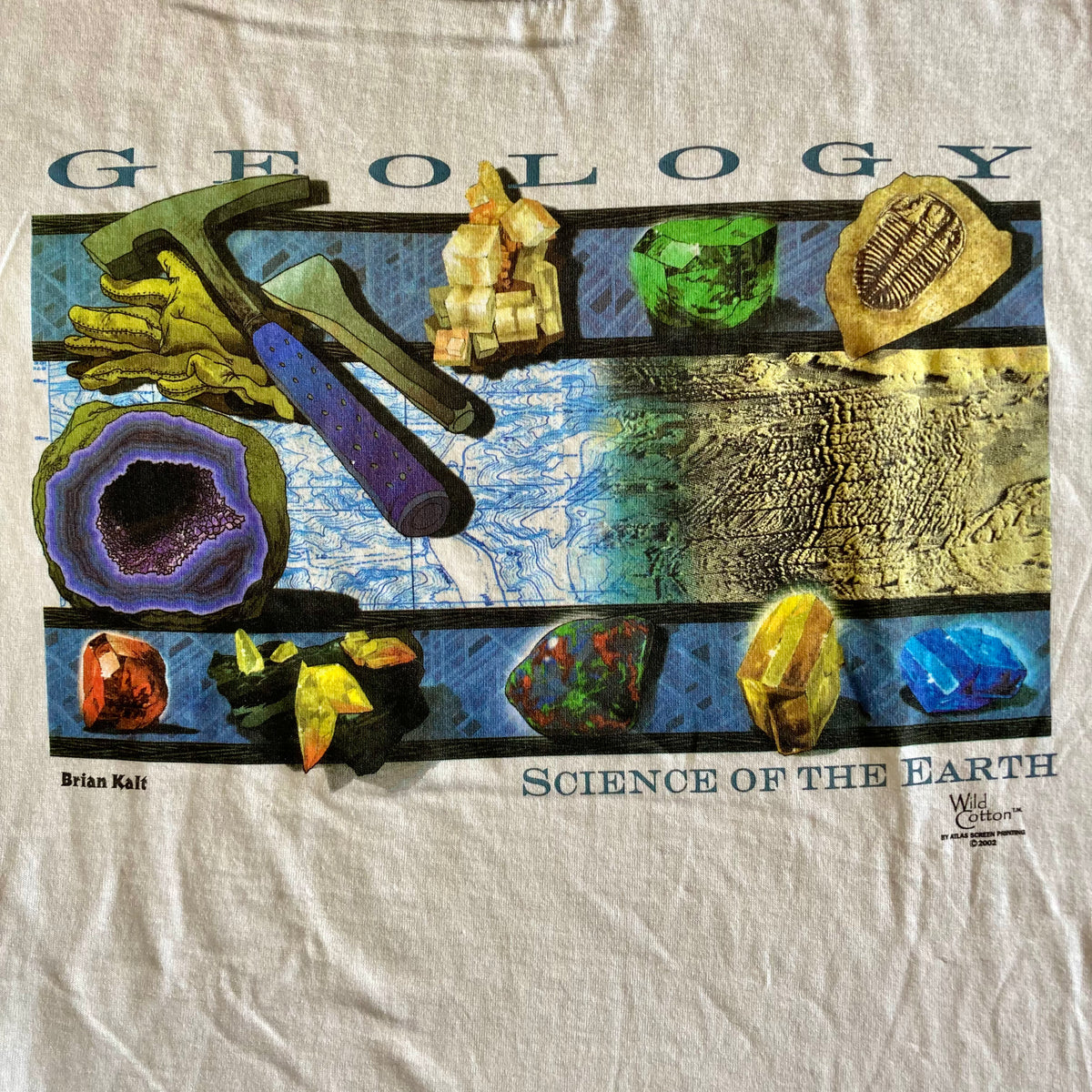 Geology T-Shirt, Adult – Past & Present Science and Nature Store