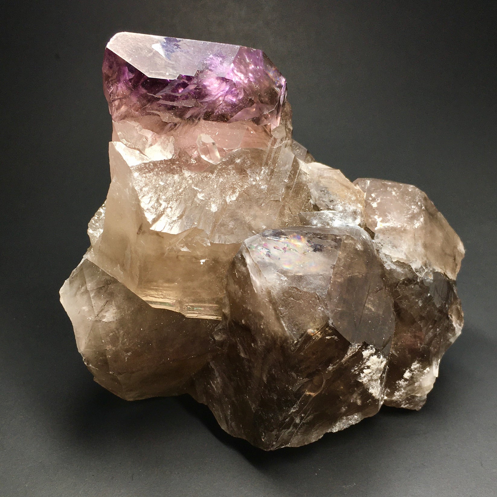 Elestial Smoky Amethyst – Past & Present Science and Nature Store